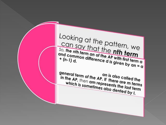 Arithmetic Progressions Ppt