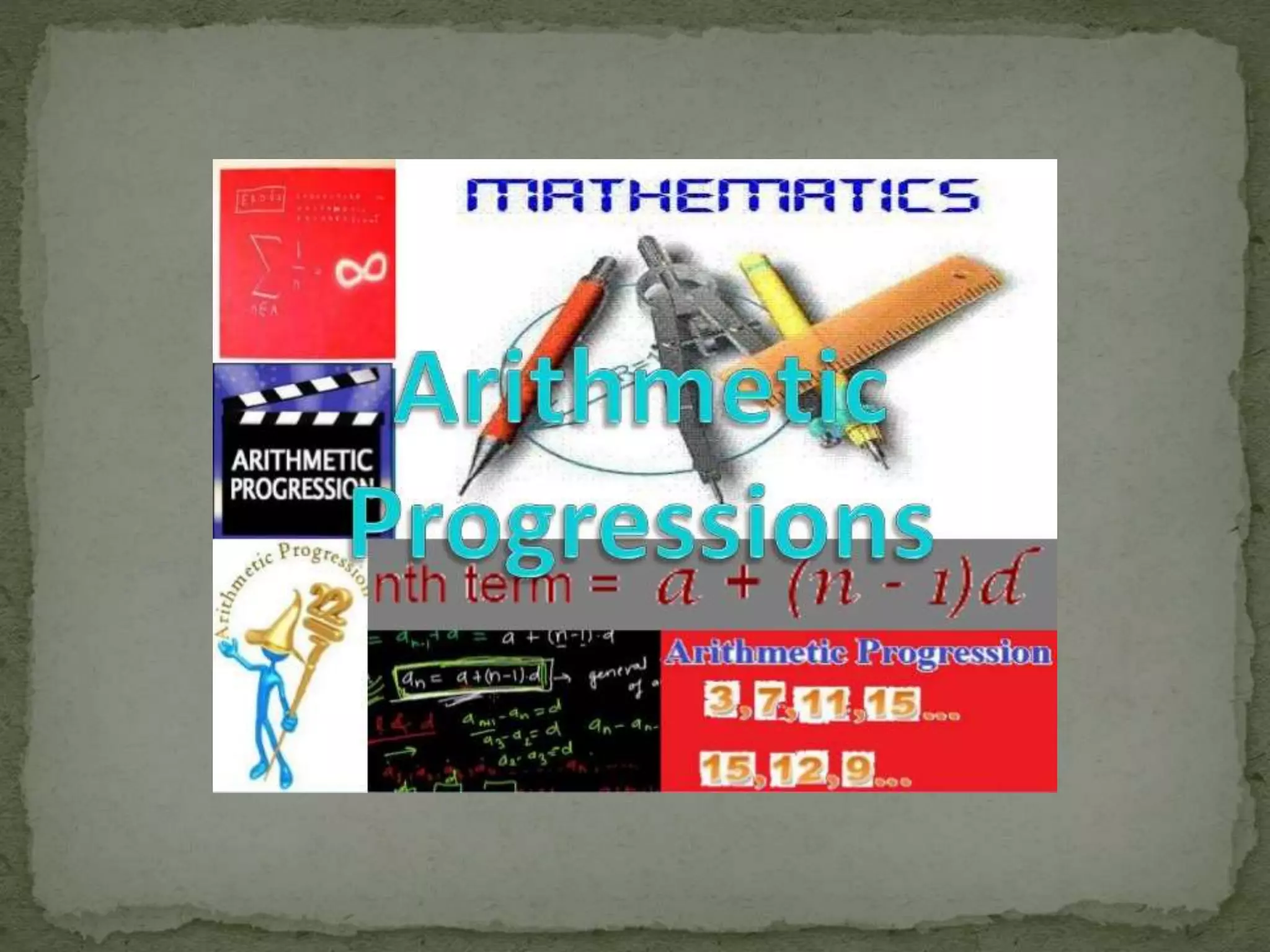Arithmetic progressions | PPT