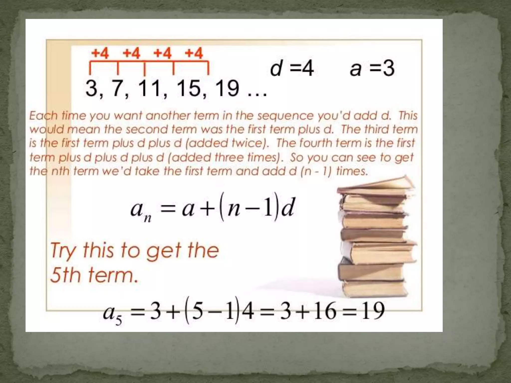 Arithmetic progressions | PPT