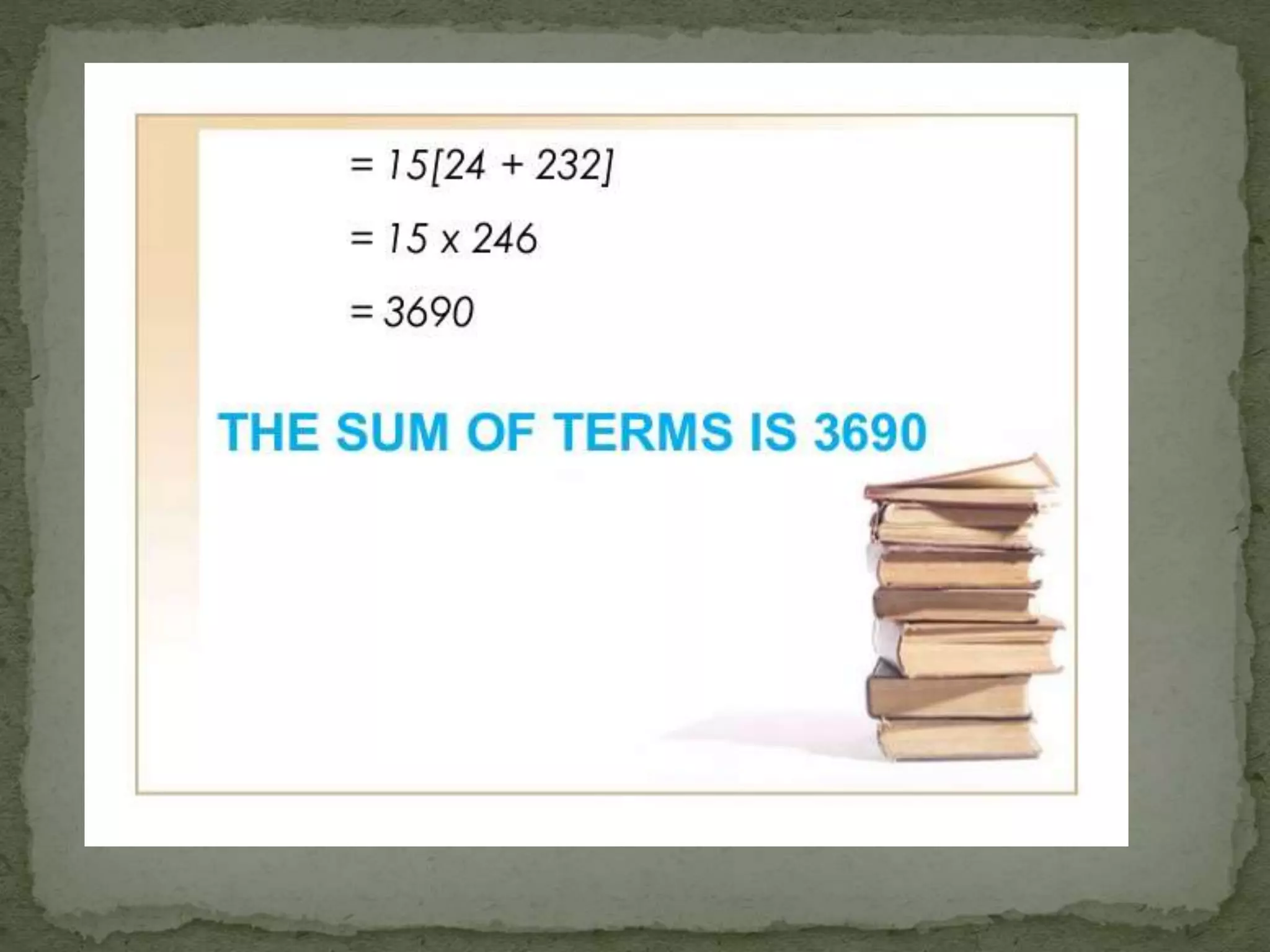 Arithmetic progressions | PPT
