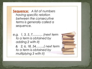 Arithmetic progressions | PPT