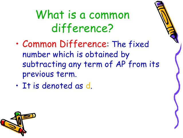 Arithmetic progressions
