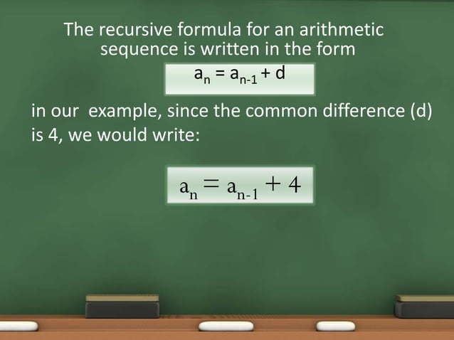 Arithmetic sequence | PPTX | Technology & Computing