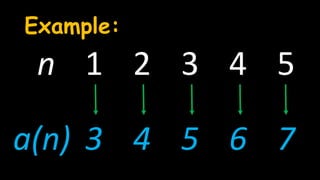 Arithmetic sequence | PPTX
