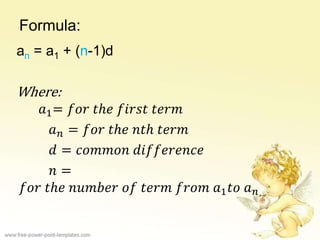 Arithmetic sequence | PPTX