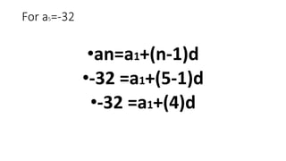 Arithmetic sequence | PPTX