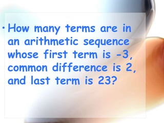 Arithmetic sequence.ppt