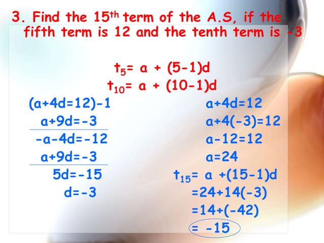 Arithmetic sequence.ppt