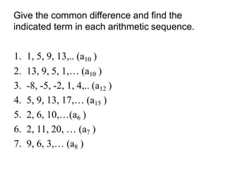 arithmetic sequence.pptxCCCCCCCCCCCCCCCCCCCCCCCCCCCCC | PPT