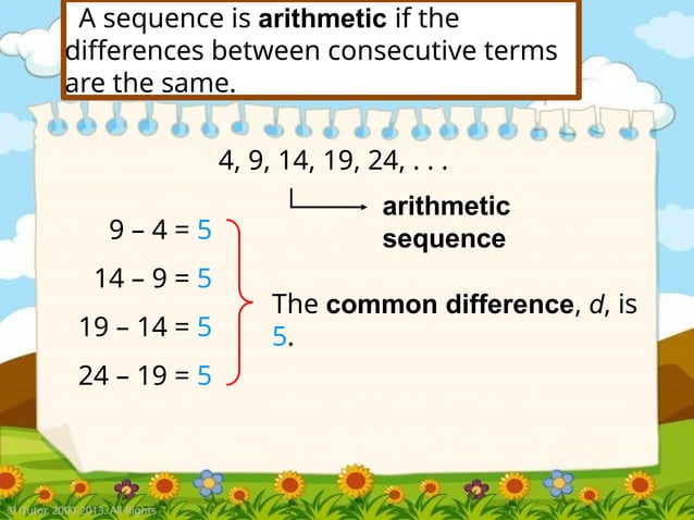 FIND THE NTH TERM OF AN ARITHMETIC SEQUENCE.pptx