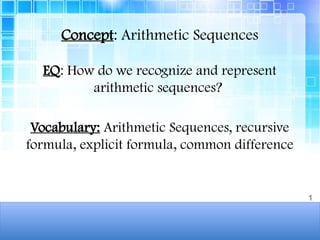 ARITHMETIC SEQUENCE in Mathematics 10.pptx