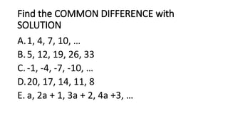 arithmetic sequence , number sequence.pptx
