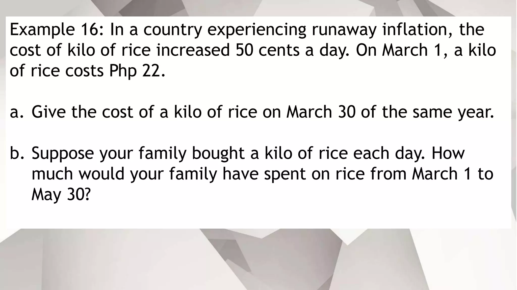 Week 2: Arithmetic sequence (More examples) | PPT