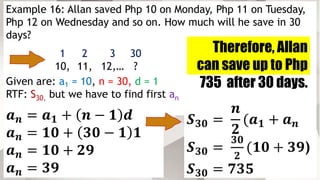 Week 2: Arithmetic sequence (More examples) | PPT