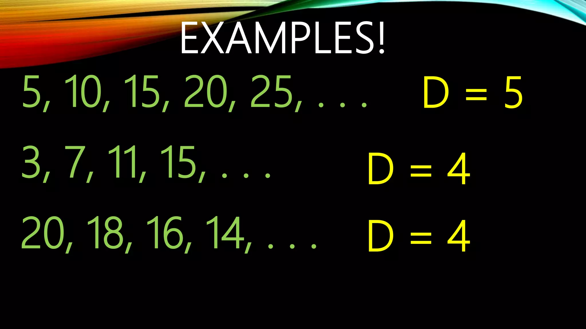 Arithmetic sequence 10 | PPTX