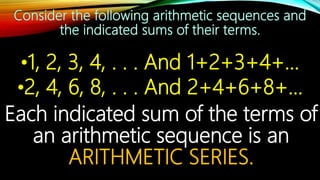 Arithmetic sequence 10 | PPTX