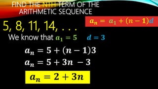 Arithmetic sequence 10 | PPTX