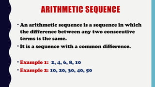 ARITHMETIC SEQUENCE 2 - MATHEMATICS GRADE 8.pptx