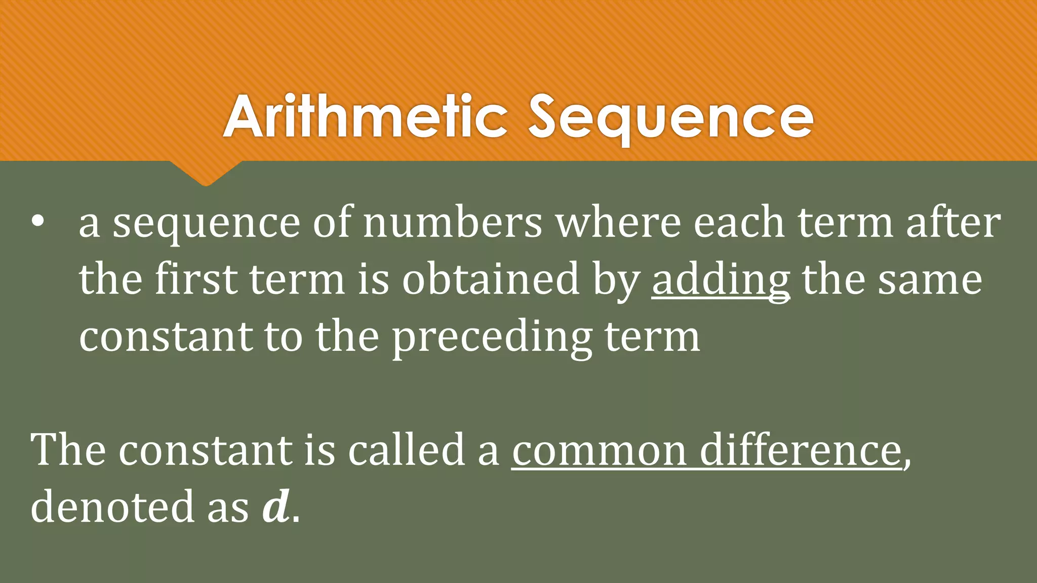 Arithmetic Sequence Ppt 2791