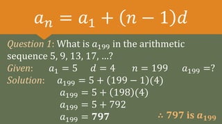 Arithmetic Sequence | PDF