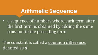 Arithmetic Sequence | PDF