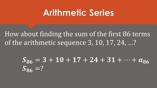 Arithmetic Sequence | PDF