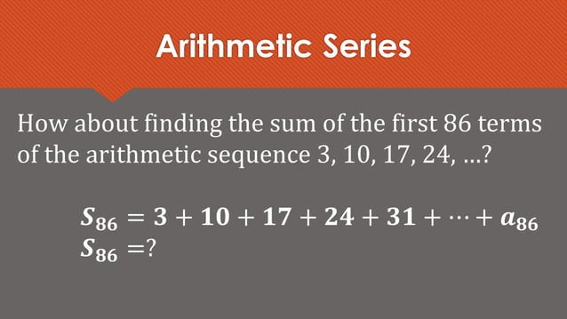 Arithmetic Sequence | PDF | Homework and Study | Education