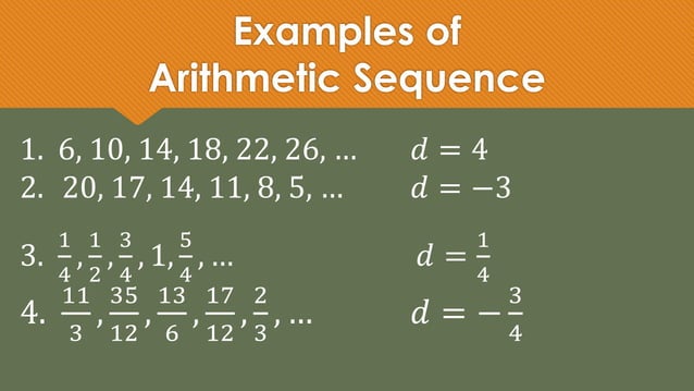 Arithmetic Sequence | PDF | Homework and Study | Education