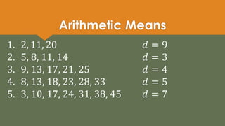 Arithmetic Sequence | PDF