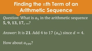 Arithmetic Sequence | PDF