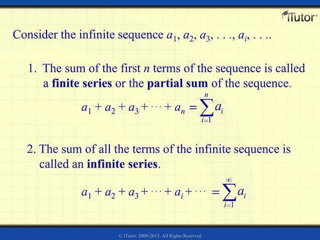 Arithmetic Sequence and Series | PPTX | Physics | Science