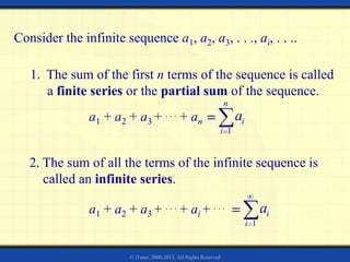 Arithmetic Sequence and Series | PPTX | Physics | Science