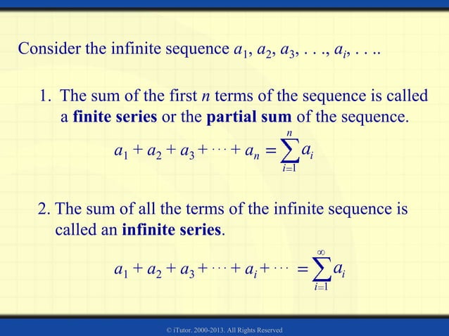 Arithmetic Sequence and Series | PPTX | Physics | Science