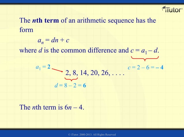 Arithmetic Sequence and Series | PPT