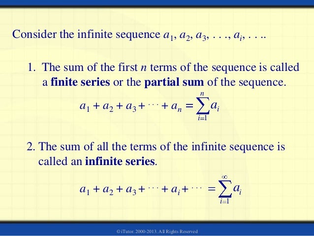 Arithmetic Sequence And Series 6962