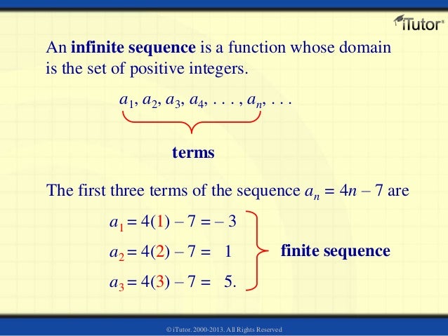 Arithmetic Sequence and Series