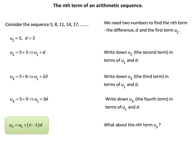 Arithmetic sequences (1).ppt