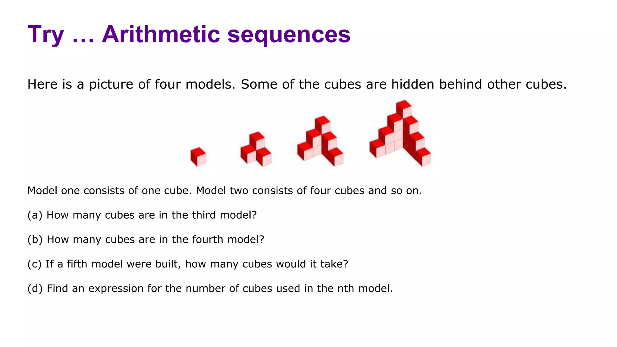 Arithmetic sequences and series | PPTX