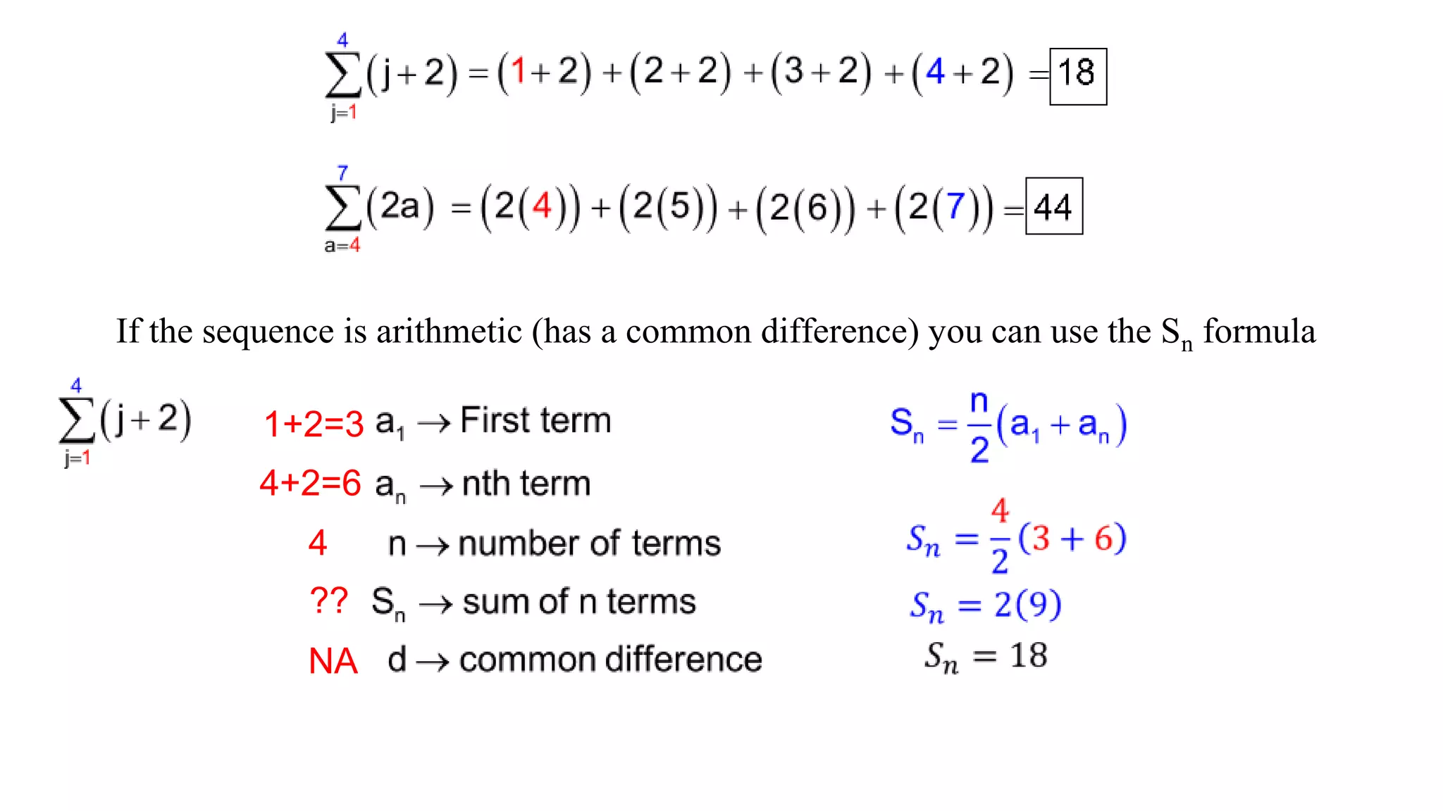 Arithmetic sequences and series | PPTX