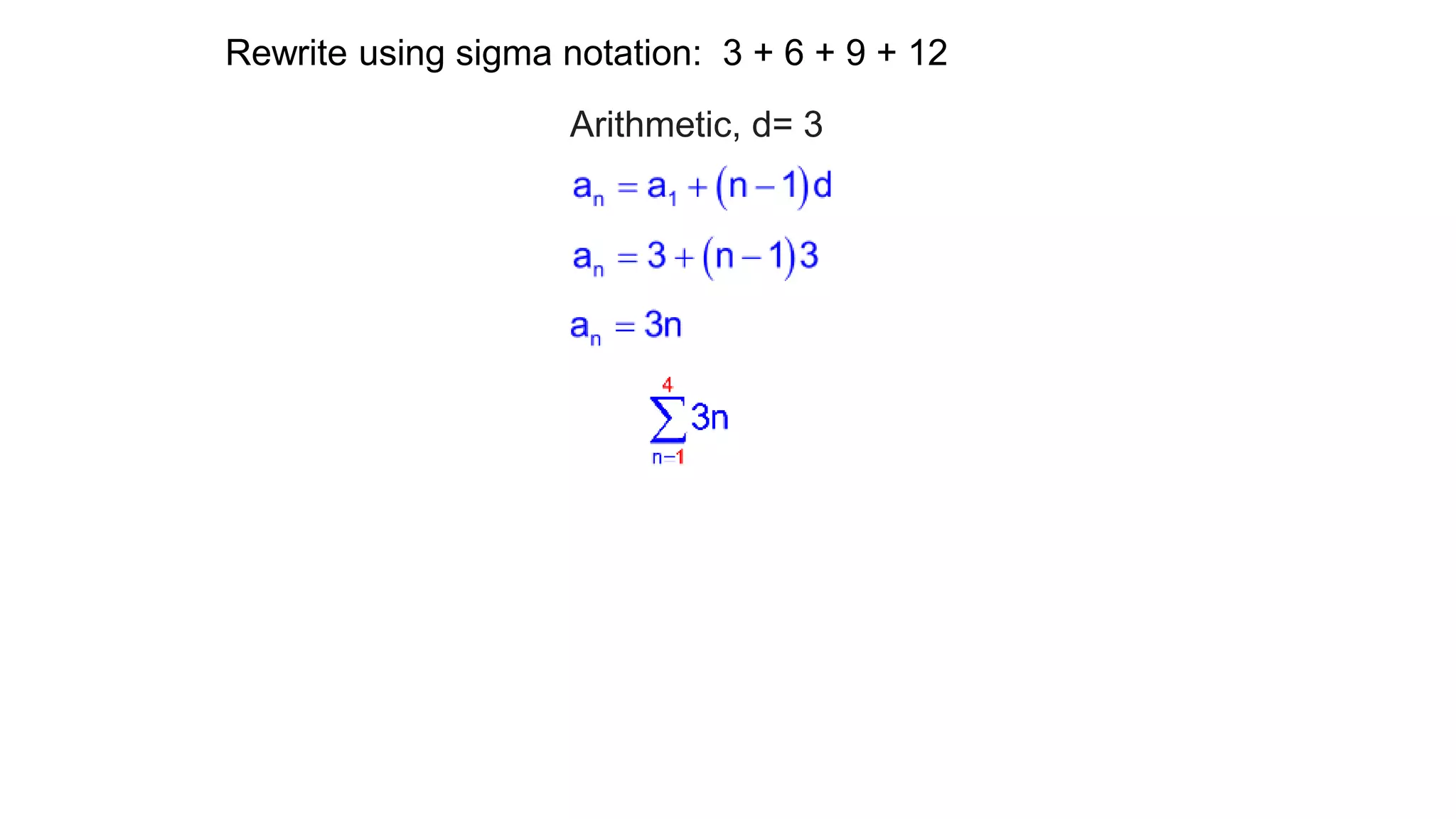 Arithmetic sequences and series | PPTX