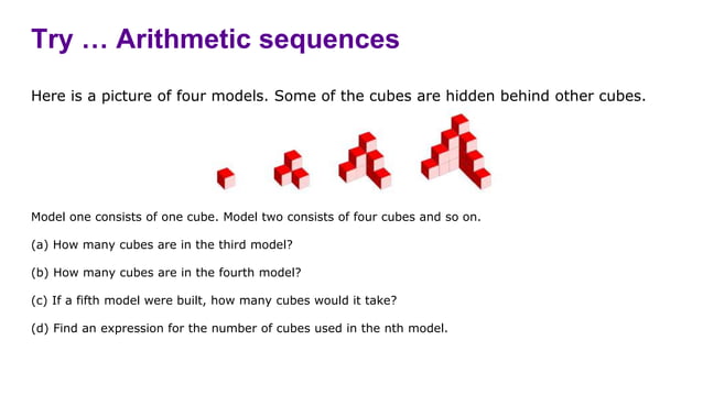 Arithmetic sequences and series | PPTX