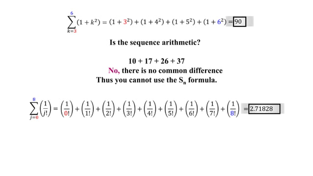 Arithmetic sequences and series | PPTX