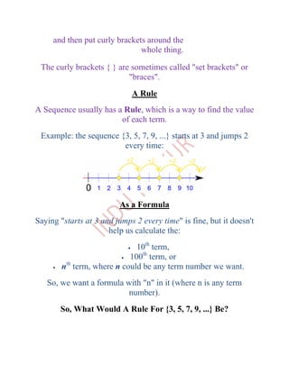 Arithmetic sequences and series[1] | PDF