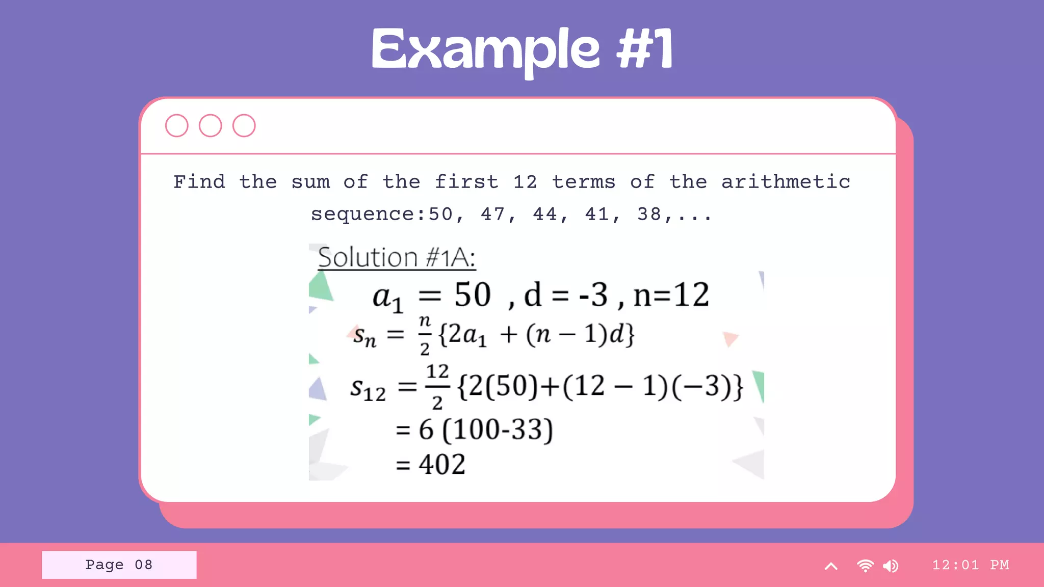 Arithmetic sequence, series, mean.pdf
