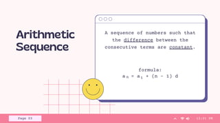 Arithmetic sequence, series, mean.pdf