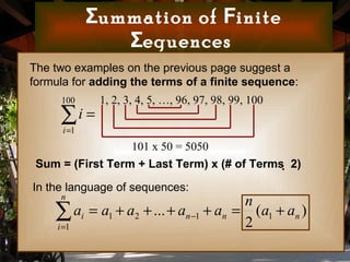 Arithmetic Series | PPT
