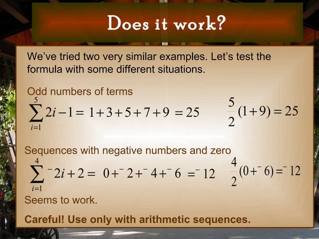 Arithmetic Series | PPT