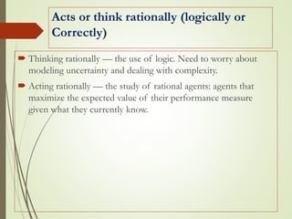 Aritificial intelligence | PPTX | Artificial Intelligence | Technology ...