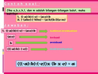 Perkalian dan Pembagian Bilangan Bulat | PPTX
