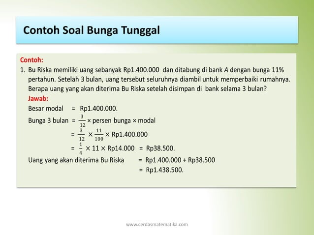 Aritmatika Sosial - BUNGA TUNGGAL DAN PAJAK.pptx